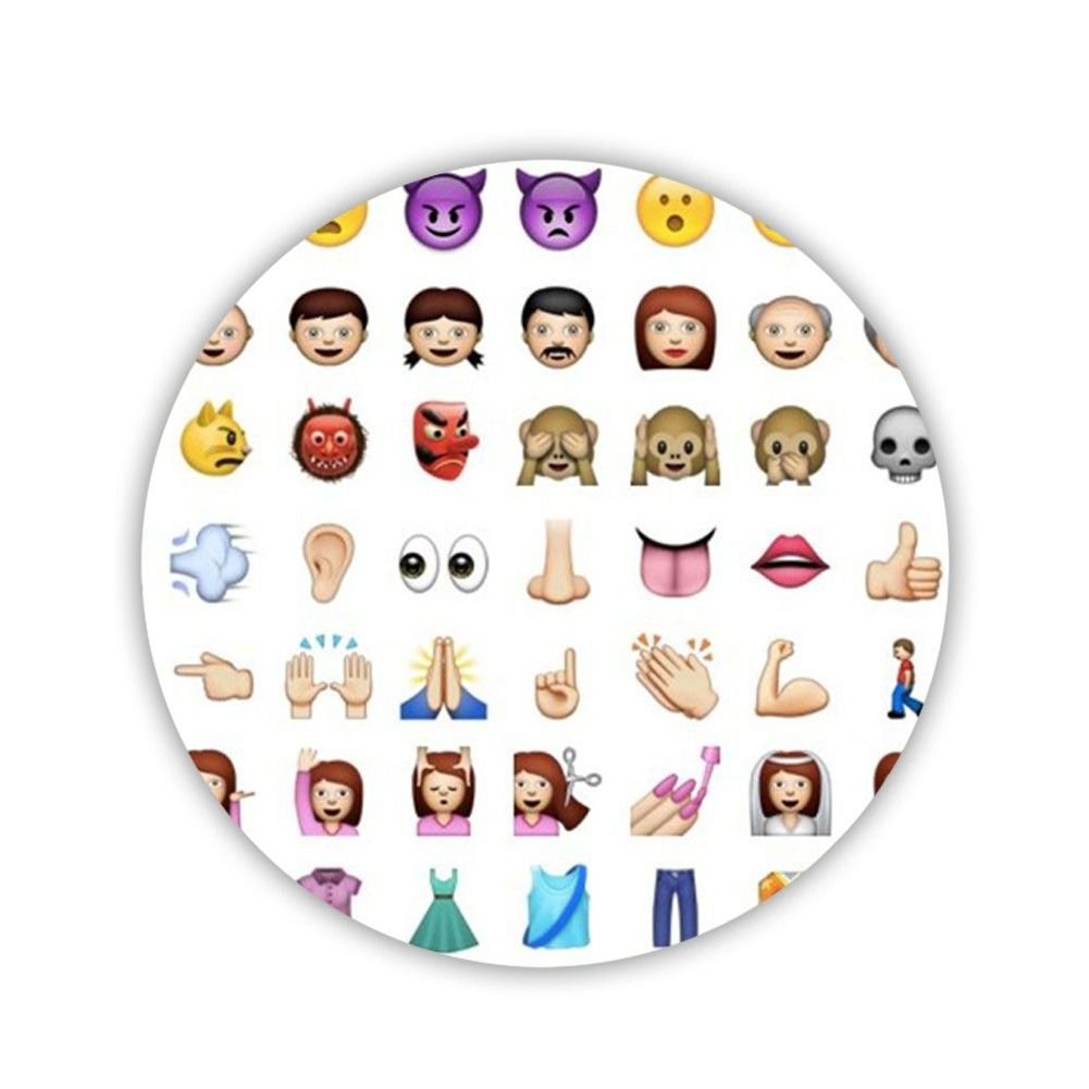 Generic Durable Made By Mdf Printed Emoji 1 Coaster free image download