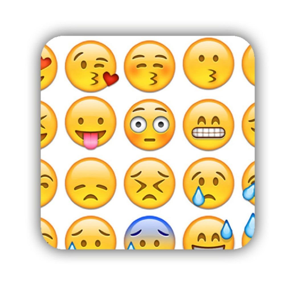 Generic Durable Made By Mdf Printed Emoji 1 Coaster N2 free image download