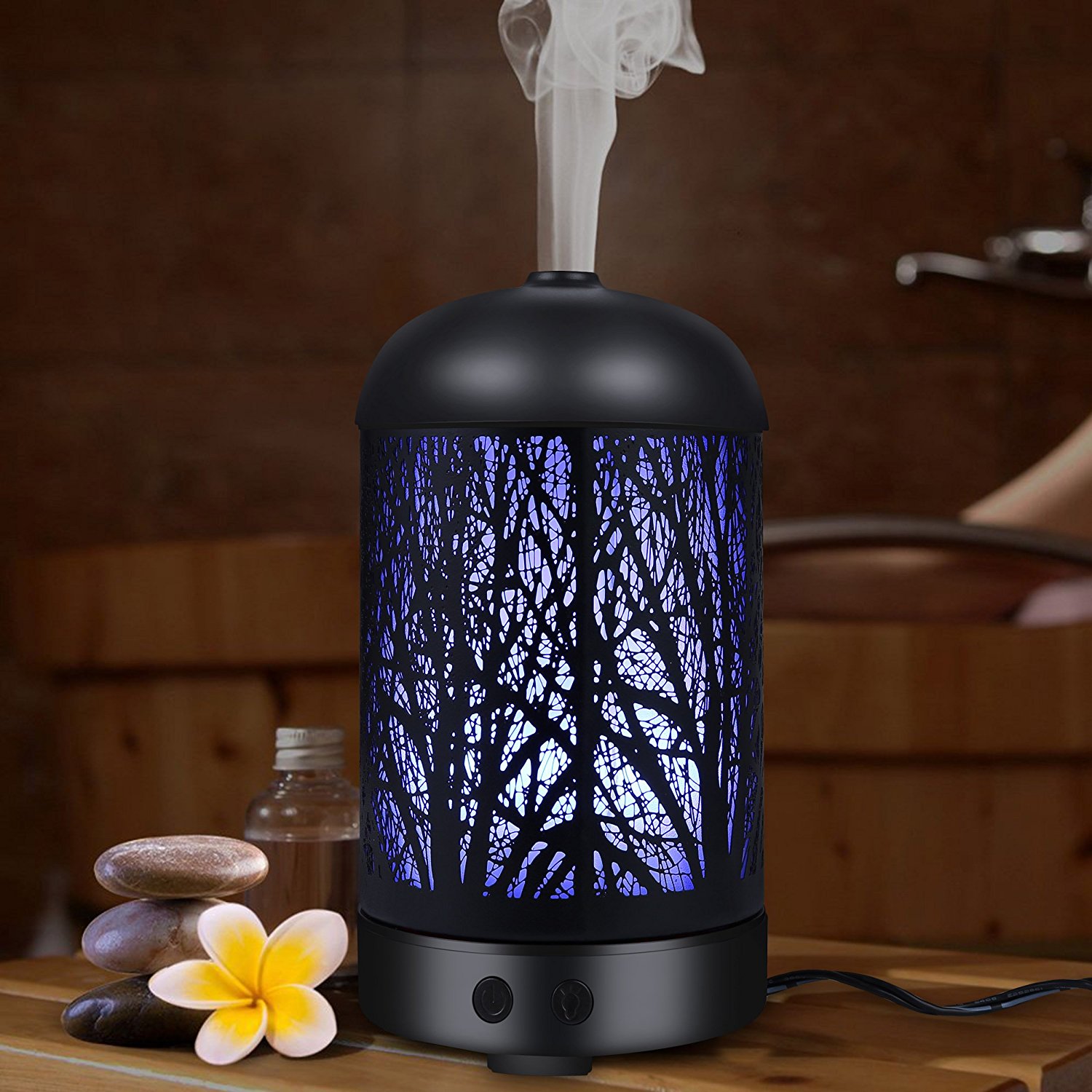 COOSA 100ml US Plug Standard Ultrasonic Aromatherapy Essential Oil ...