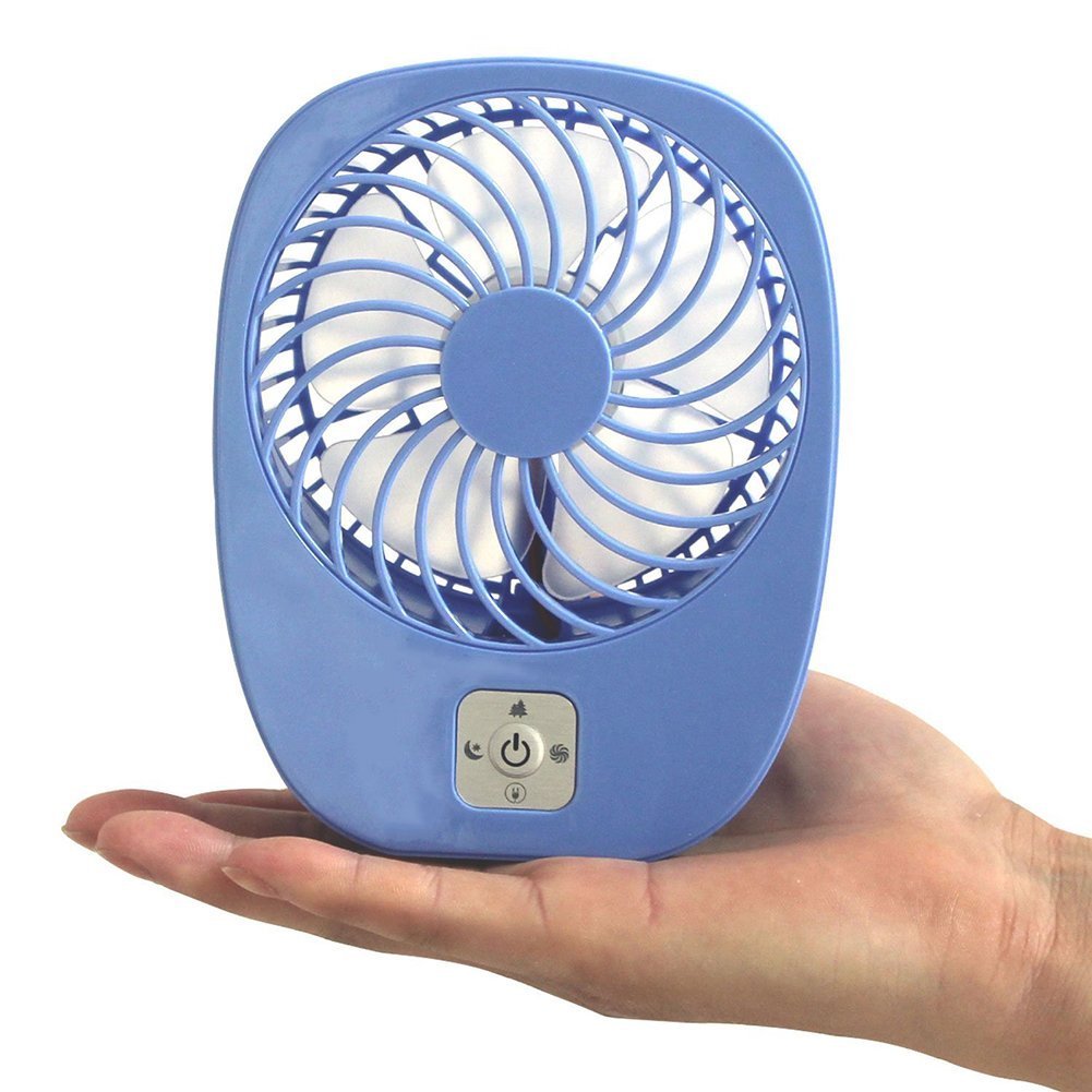 Honeyall Portable Mini Rechargeable USB Fan Vertical high speed mini ...