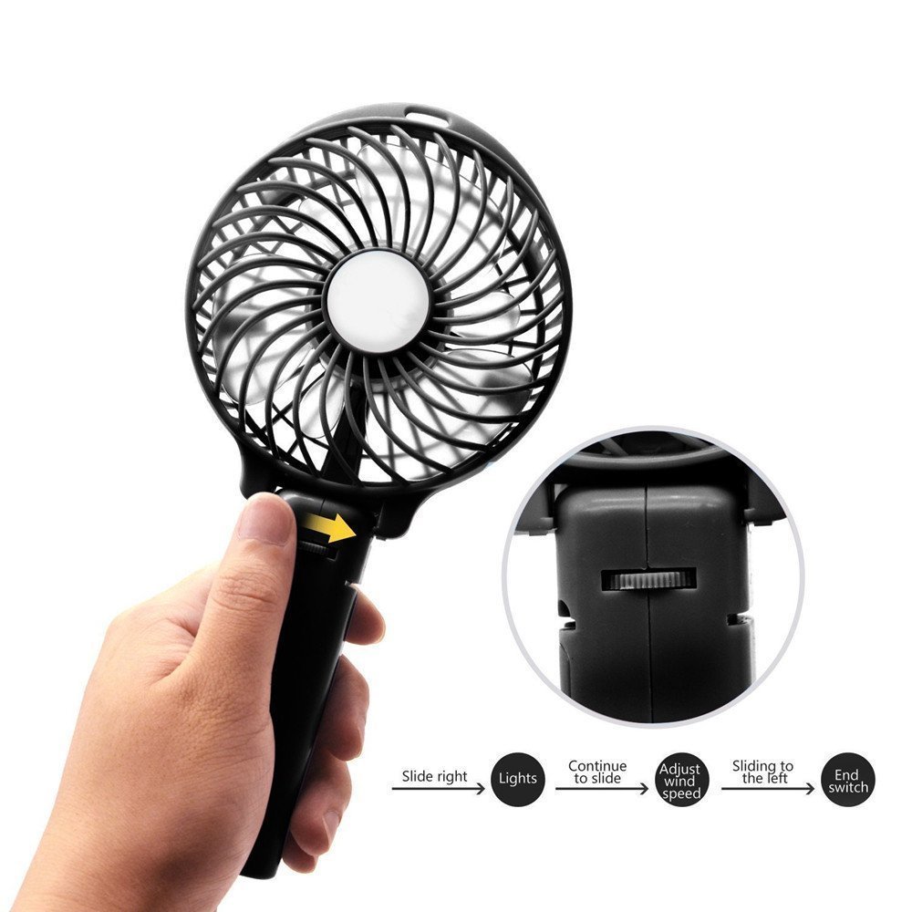 Familybuy Portable Handheld Mini Fan Battery Operated Cooling Electric ...