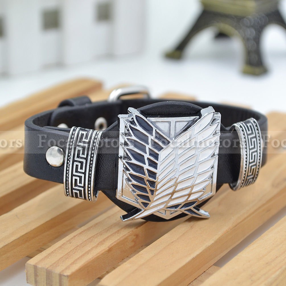 Attack on Titan Shingeki no kyojin Cosplay Bangle Bracelet New Fan's ...