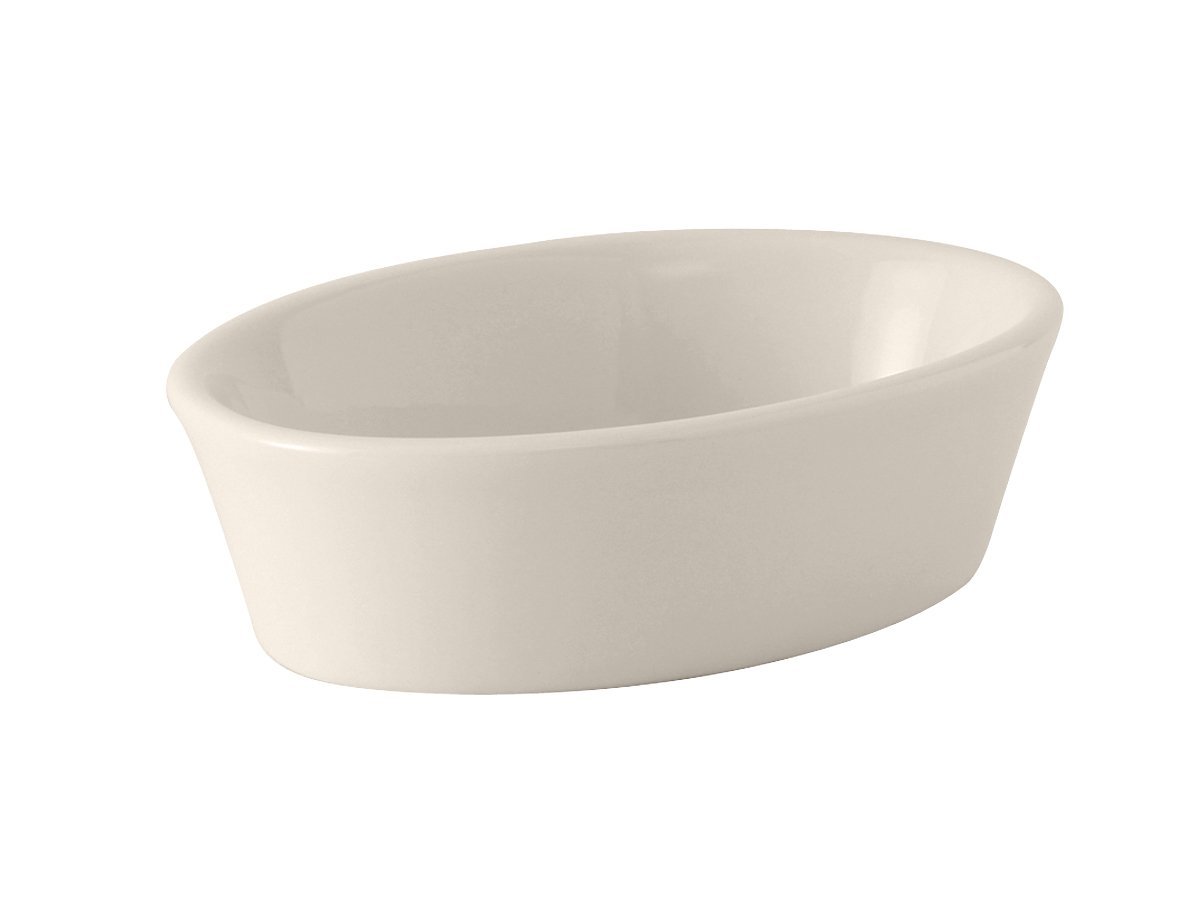 Tuxton BEK-100 Vitrified China Oval Baker, 10 oz, Eggshell (Pack of 12) free image download