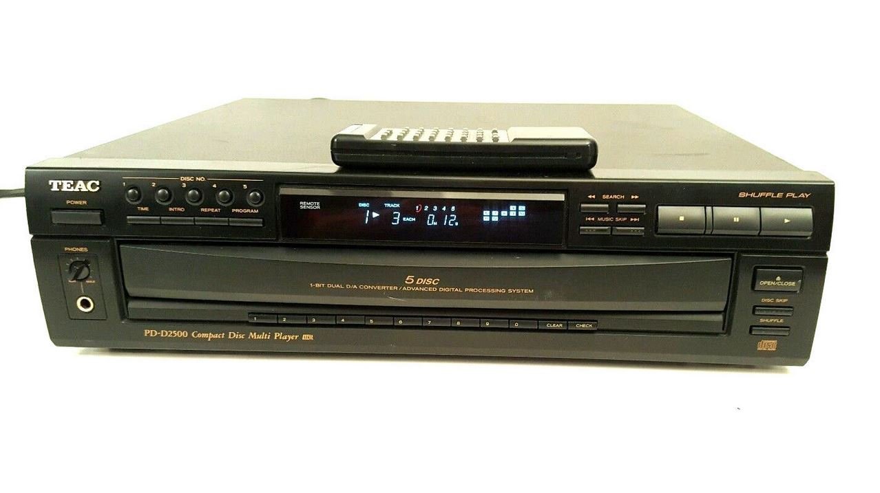 Teac PD-D2500 Compact Disc Multi Player free image download