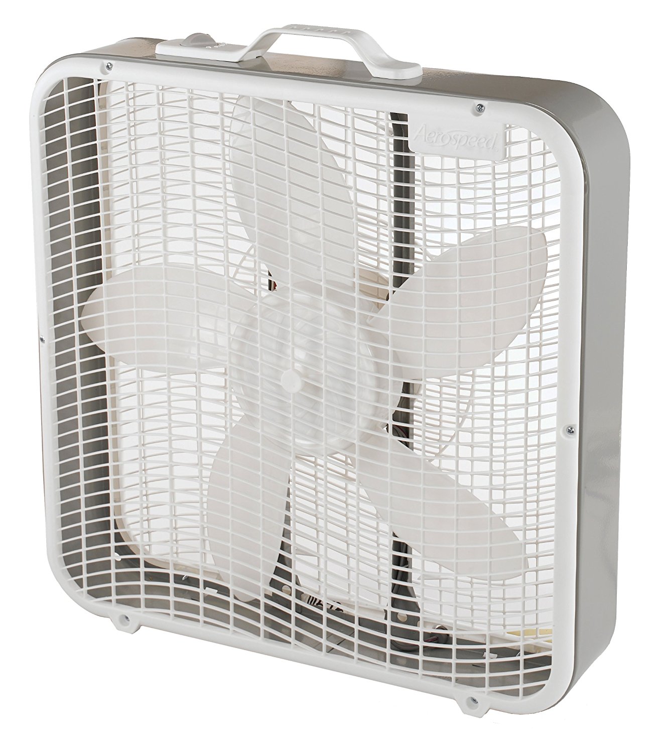 Aerospeed 20-Inch 3-Speed Premium Box Fan with Energy Efficient Design ...