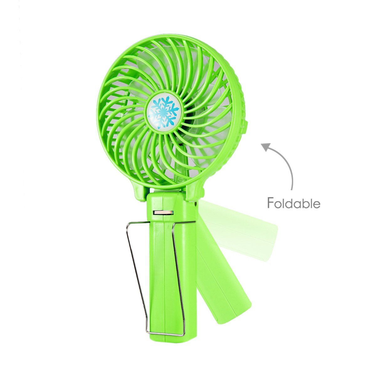 Dealpeak Mini Rechargeable Foldable USB Handheld Fan Fast Cooling Fan ...