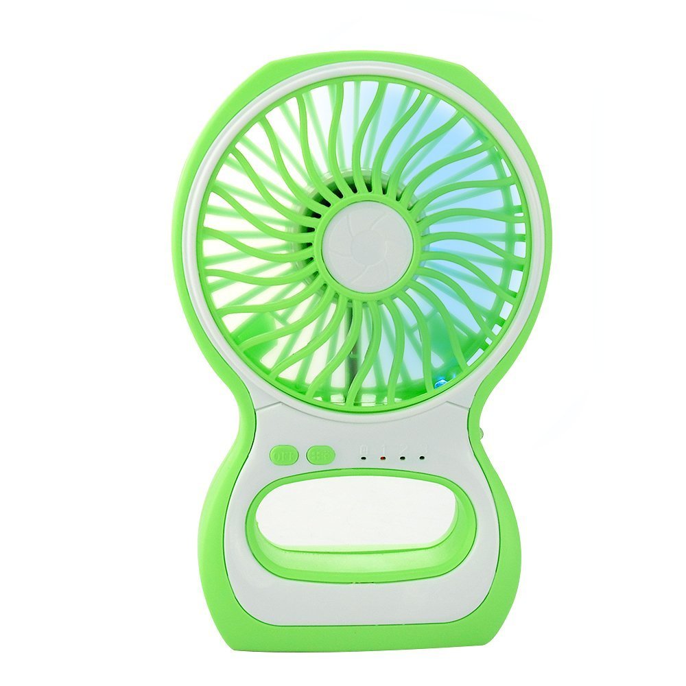 Winkeyes Small Fan Cooling Fan Mini USB Fan 3 Speeds Rechargeable Fan ...
