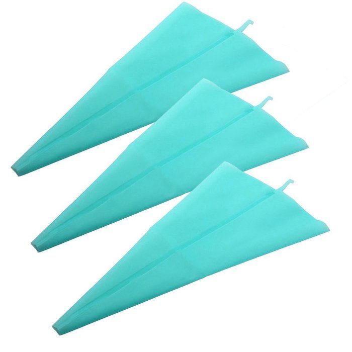 Jennice House 3 Pack of White Cotton Canvas Cake Decorating Pastry Bags ...