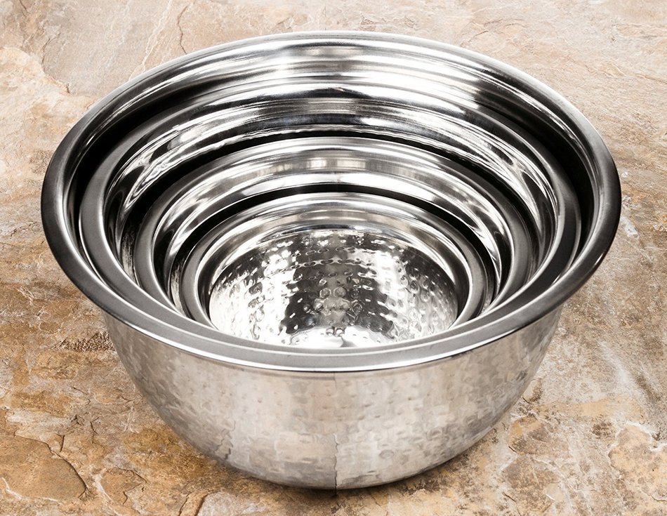 US Shopee LLP 4 Pcs Stainless Steel Mixing Bowls Set - Set of 4 German ...