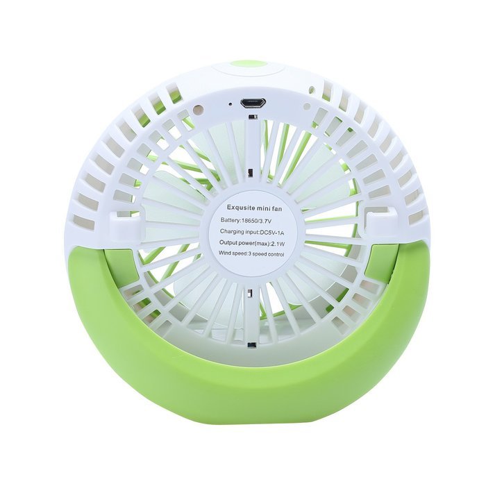 Small Desk Fan,Ladyker 5 Inch Rechargeable Portable Handheld Mini USB ...