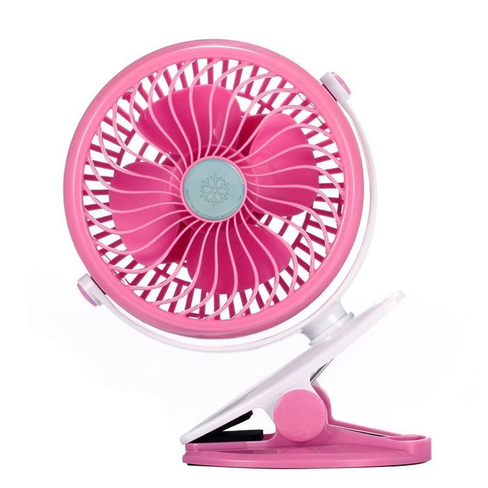 Mini Cooling Clip Fan 360 Degree Rotation USB or 18650 Battery ...
