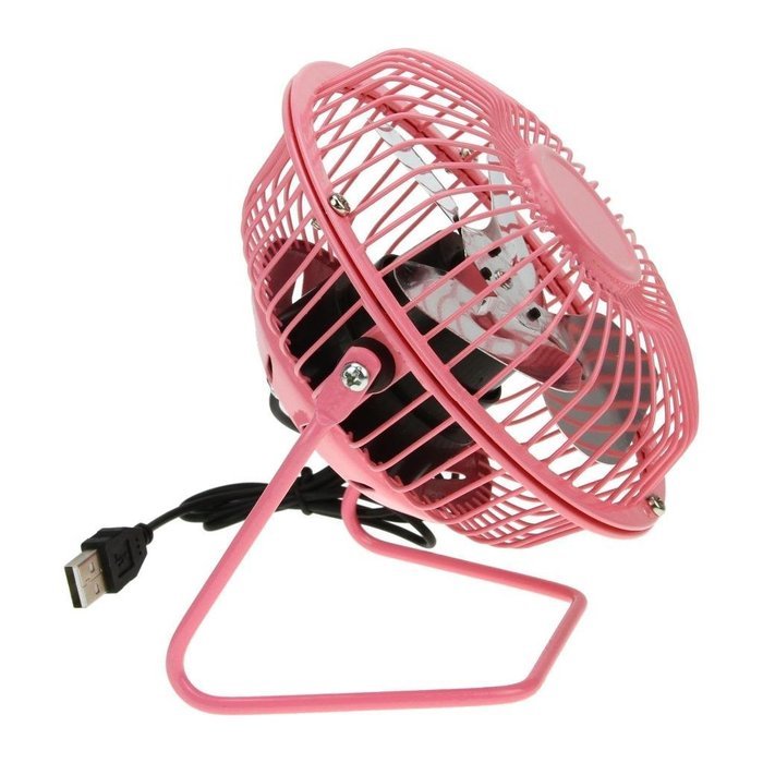 Starsource Adjustable Four Fan Blade 4 Inch USB Mini Desktop Fan With ...