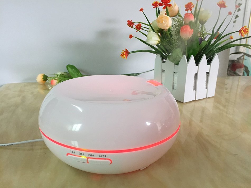 200ml Aroma Essential Oil Diffuser,New Ultrasonic Cool Mist Whisper ...