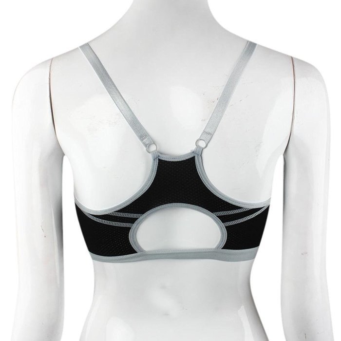 PHOTNO Women Lady Sports Yoga Athletic Solid Wrap Chest Strap Vest Tops ...