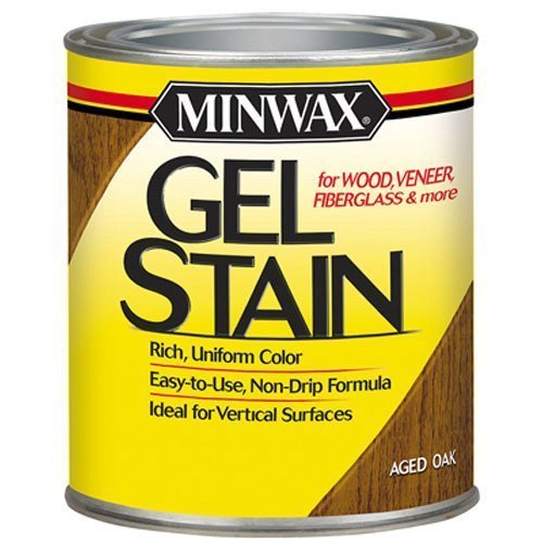 Minwax 66020 1 Quart Gel Stain Interior Wood, Aged Oak by Minwax free ...