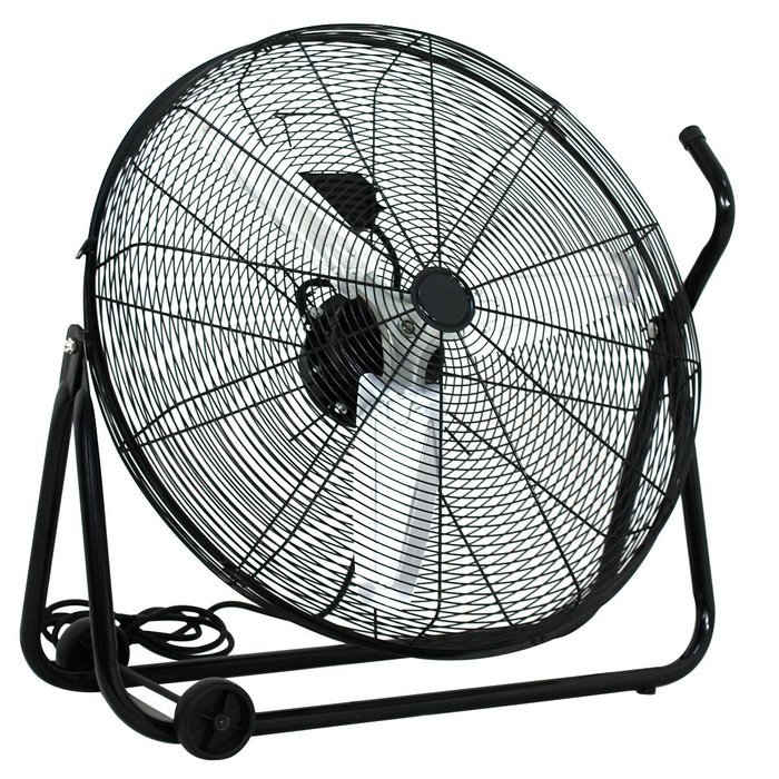 Super Deal 24" Inch Heavy Duty Rolling High Velocity Drum Floor Fan ...