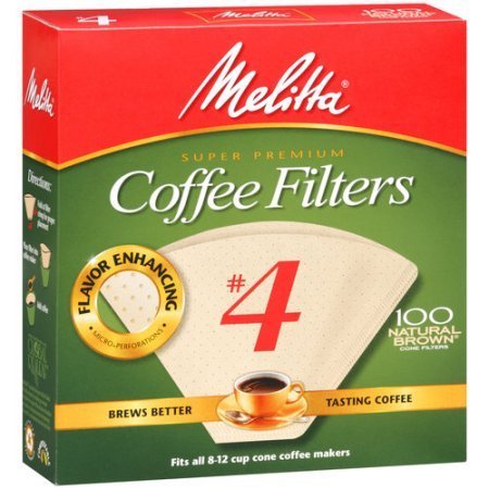 Melitta #4 Coffee Filters, Natural Brown, 100 count free image download
