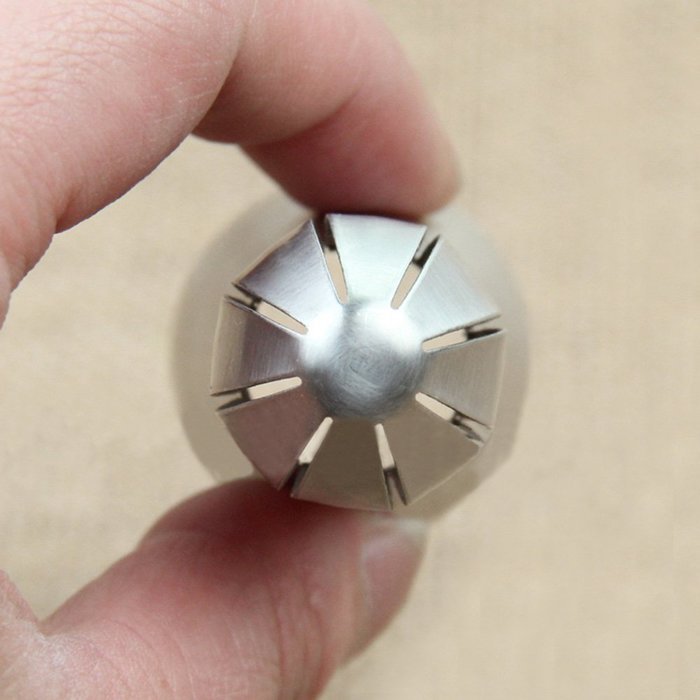 3PCS Icing Piping Tips Nozzles Kit Stainless Steel Sphere Ball ...