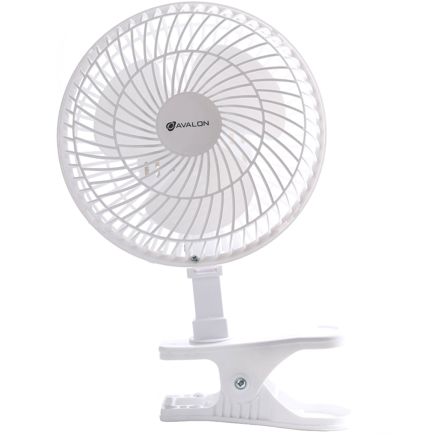Avalon 6-Inch Clip-On Fan - Convertible Table-Top & Clip Fan, Fully ...