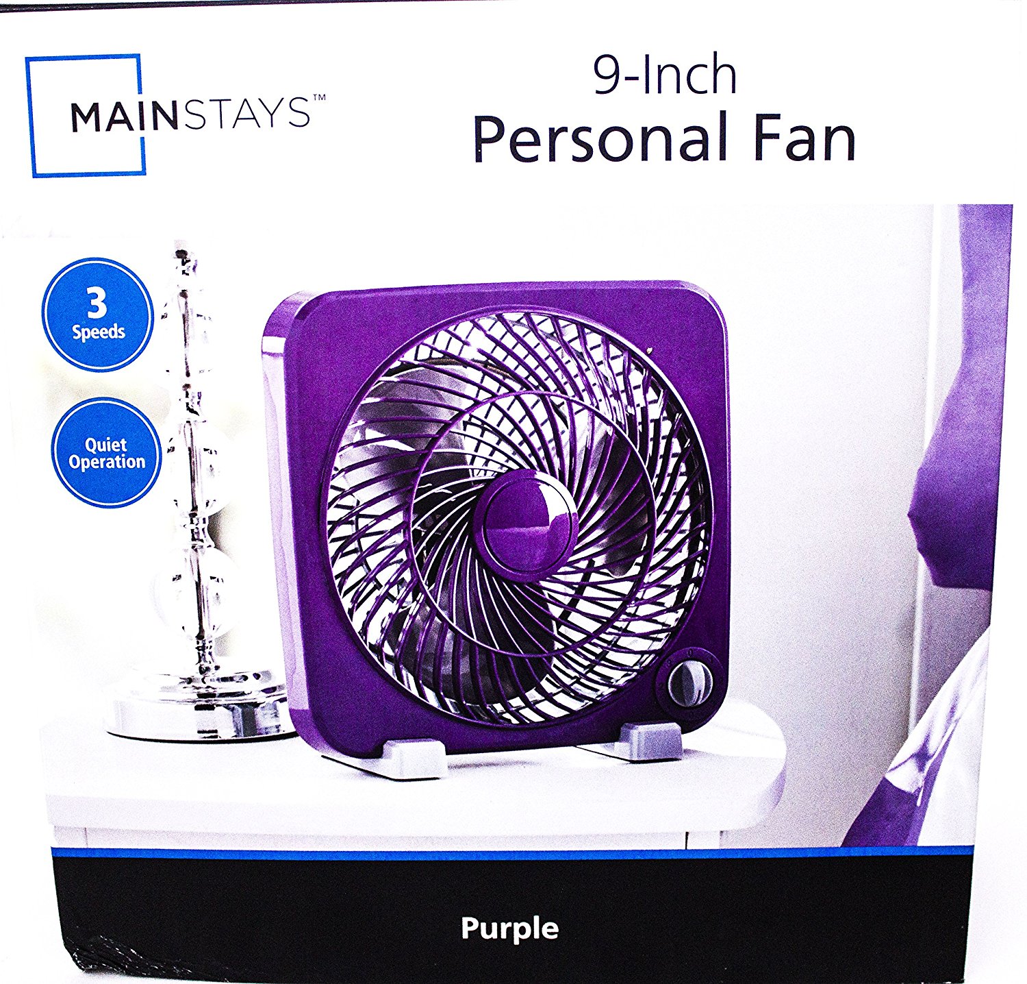Mainstays 9-Inch Personal Fan Purple N2 free image download