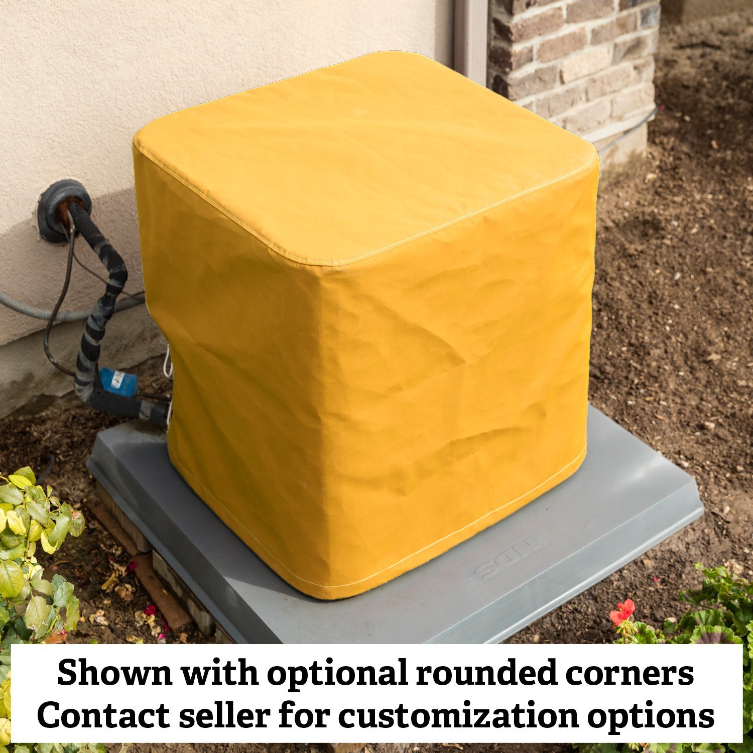 Outdoor Air Conditioner Cover 30"x30"x36" - 16oz Treated Canvas ...