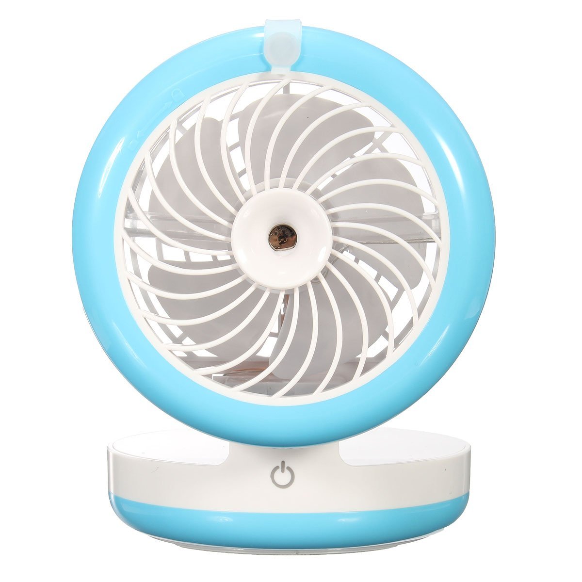 KING DO WAY 4 Mode Table Fans Portable Desktop Rechargeable USB Mini Desk Fans - Misting Cooling ...