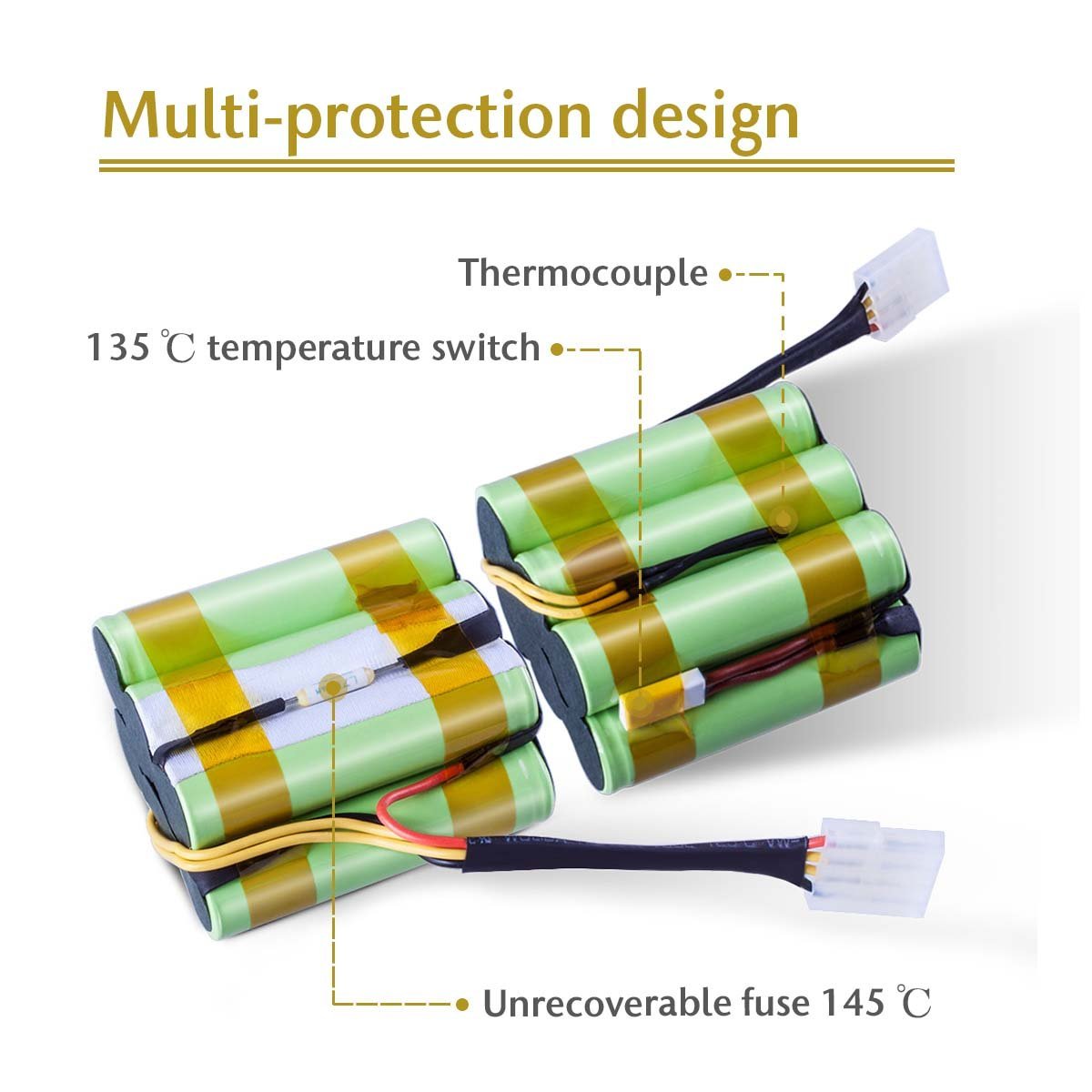 Morpilot M041002G 4000mAh Neato Battery for XV-11, XV-12, XV-14, XV-15 ...
