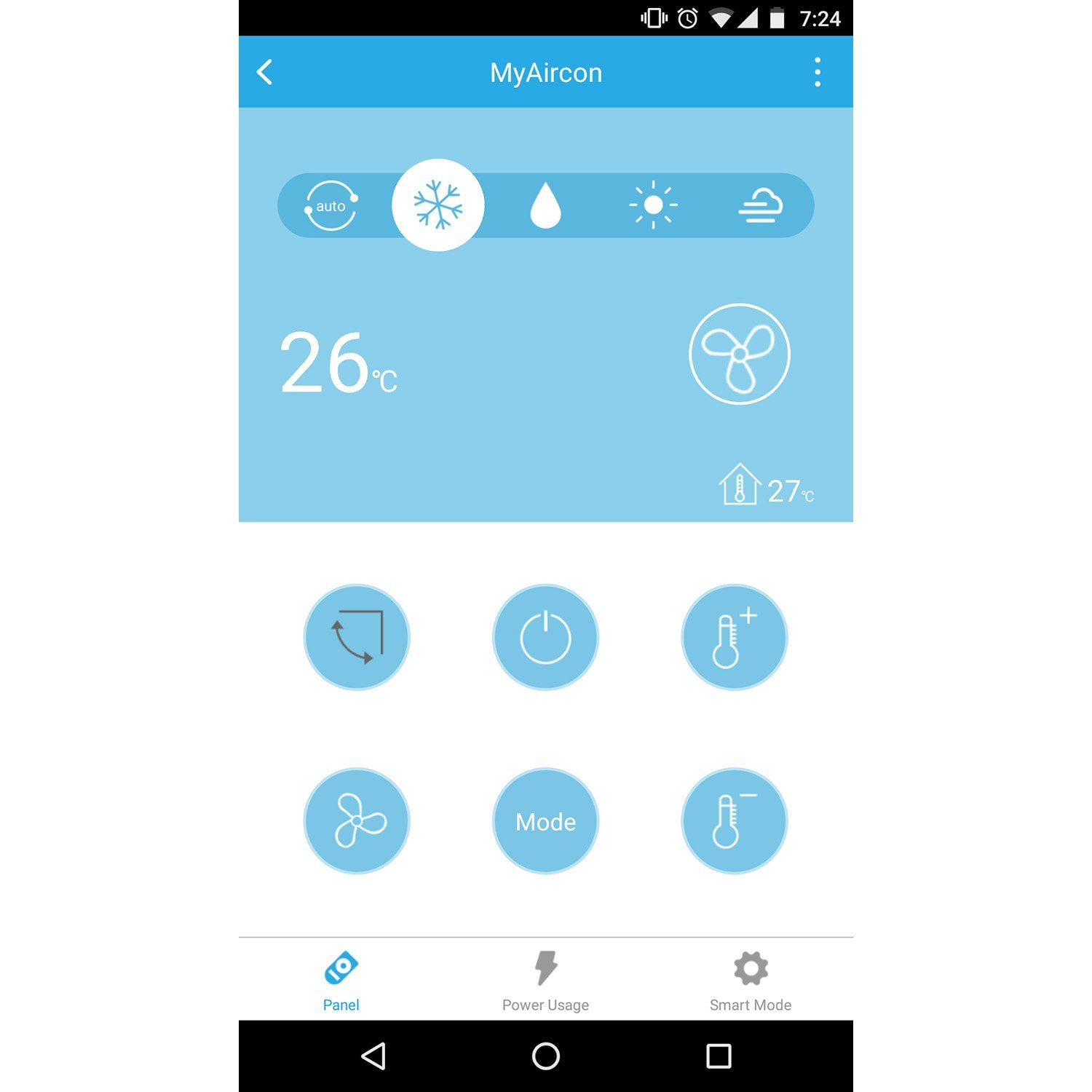 MyAircon SEM810 Air Conditioner and Heater Remote Control with Smartphone APP; Support IOS and ...