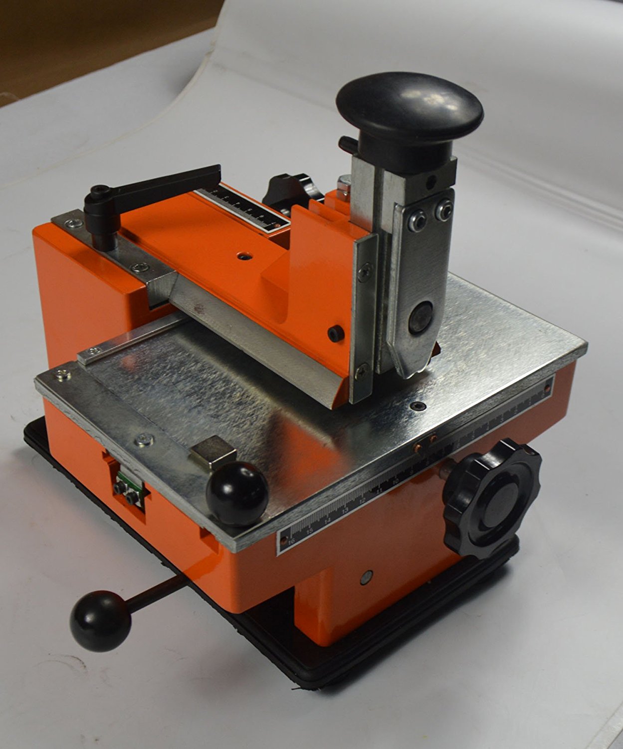 Semi-automatic Sheet Embosser Metal Stamping Printer Mark Machine ...