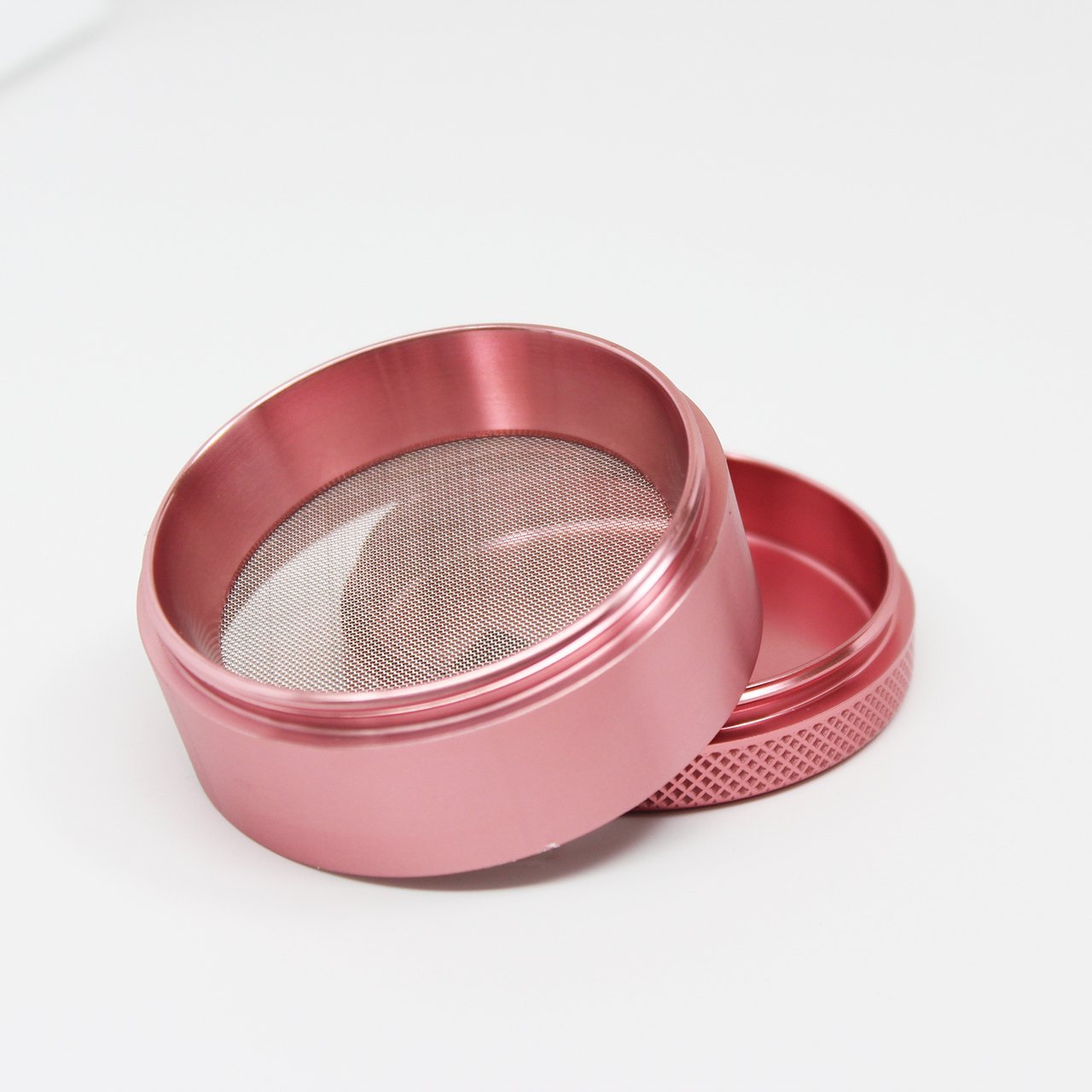 Sharp Stone Official Authentic Medium 4 Piece Grinder Hard Top 2.2 Inches Pink + Free ...