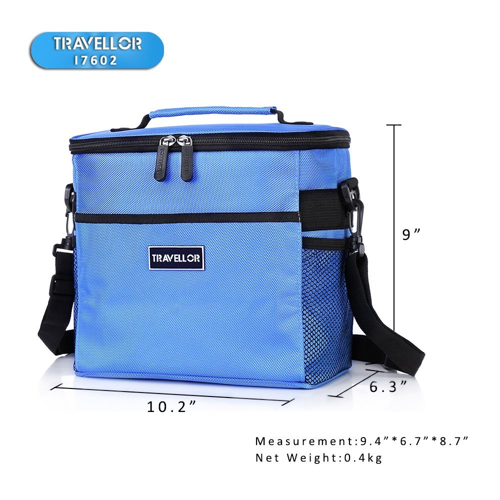 Nsulated Lunch Bag: Travellor Lunch Tote Bag Box Cooler Bag,Insulation ...