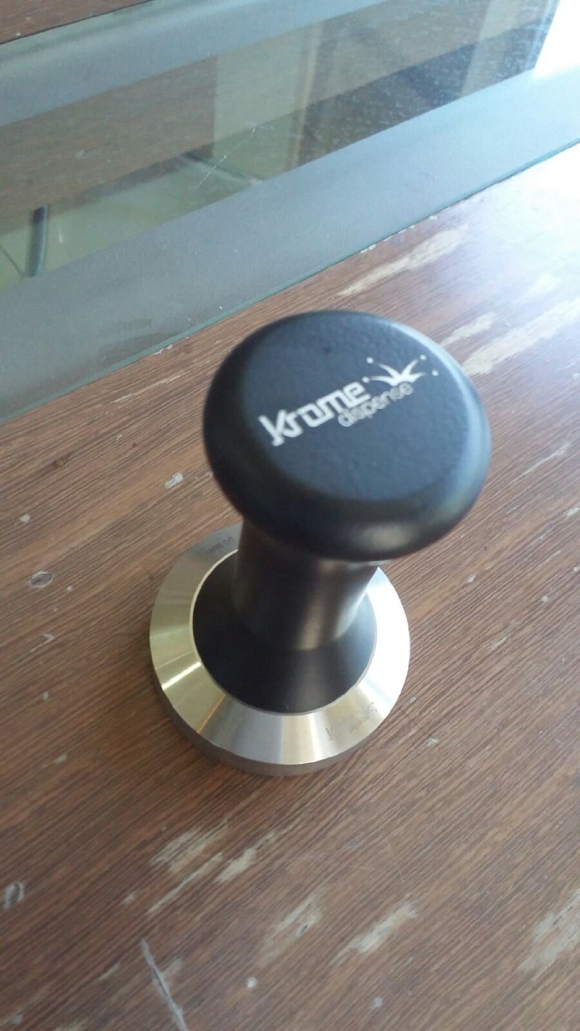 Krome Dispense C2277 Espresso Coffee Tamper - basic 53mm N3 free image ...
