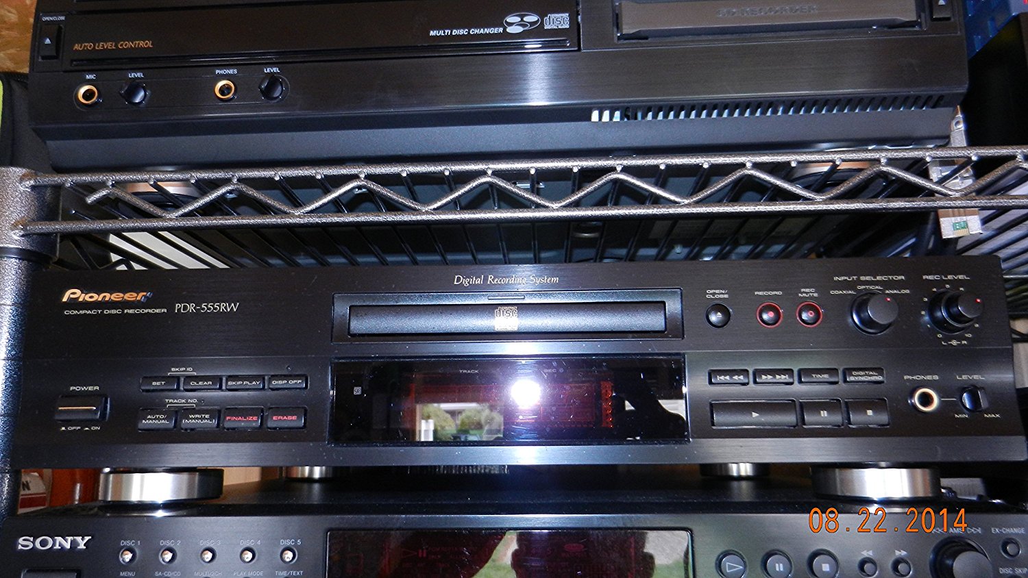 Pioneer PDR-555RW CD Recorder CD-R/CD-RW/1BIT free image download