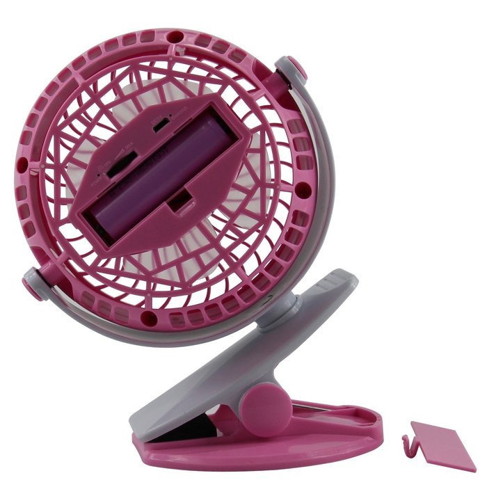 INNOBAY Desk Wall Mountable Mini Rechargeable Fan Clip On Versatile ...