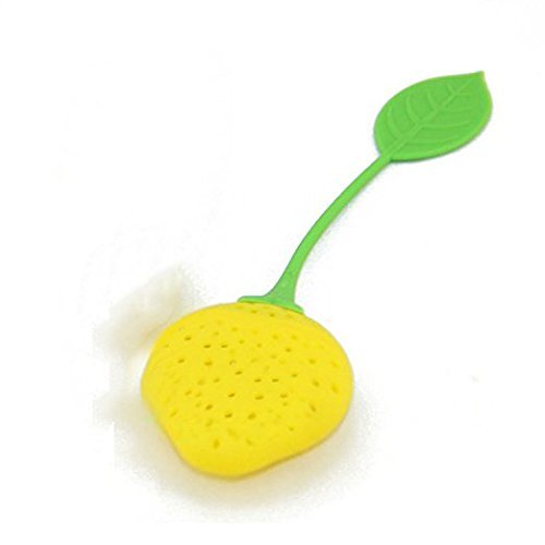 Teanfa Cute Reusable Strawberry Silicone Herbal Spice Tea Leaf Infuser ...
