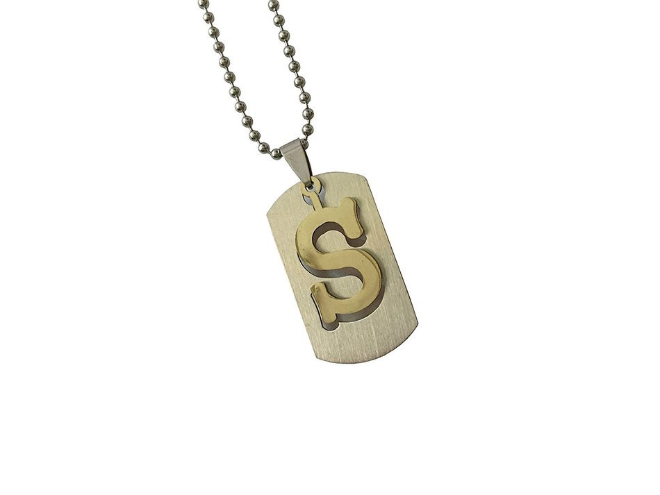 Storite Fashion Alphabet "S" Locket/Nackless Metal Finish free image ...