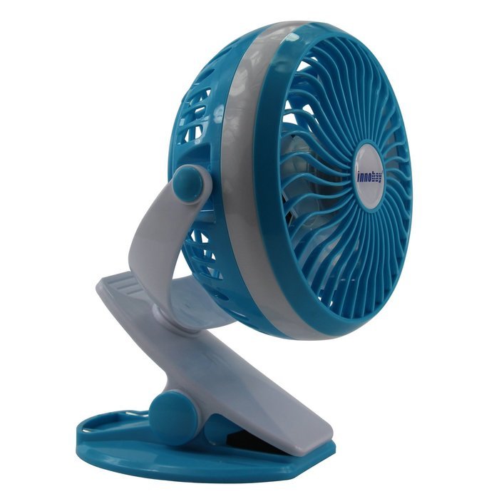 INNOBAY Desk Wall Mountable Mini Rechargeable Fan Clip On Versatile ...