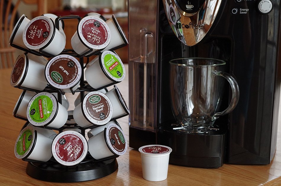 Java Concepts® Universal K-Cup Deluxe Steel Carousel, Keurig 1.0, 2.0 ...