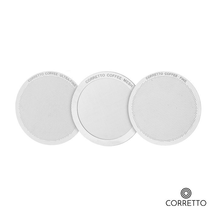 3 Pro AeroPress Stainless Steel Filters by Corretto Coffee - FINE ...