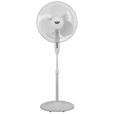 16in Oscillating Pedestal Fan Color: White free image download