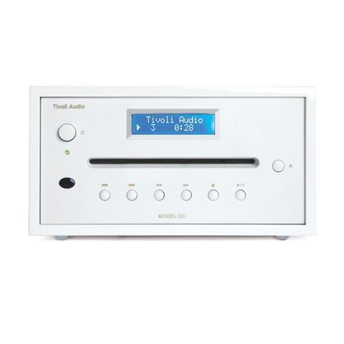 Tivoli Audio Model CD MCDWWB Player, Frost White/White free image download