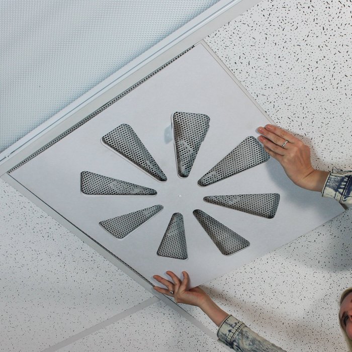 Adjustable Air Conditioning Vent Cover - Office Air Damper - Control ...