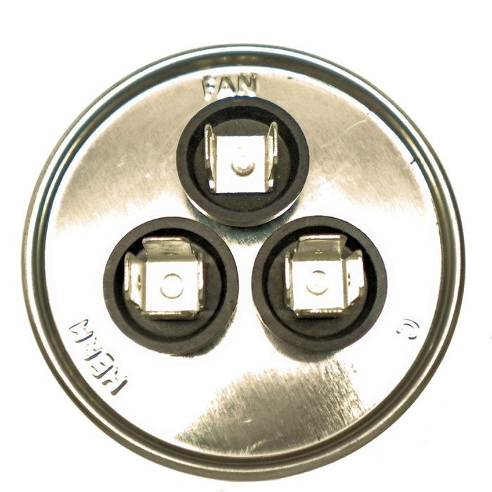 CAPACITOR 60+5 MFD 440 VAC ROUND ONETRIP PARTS® REPLACEMENT FOR RHEEM ...