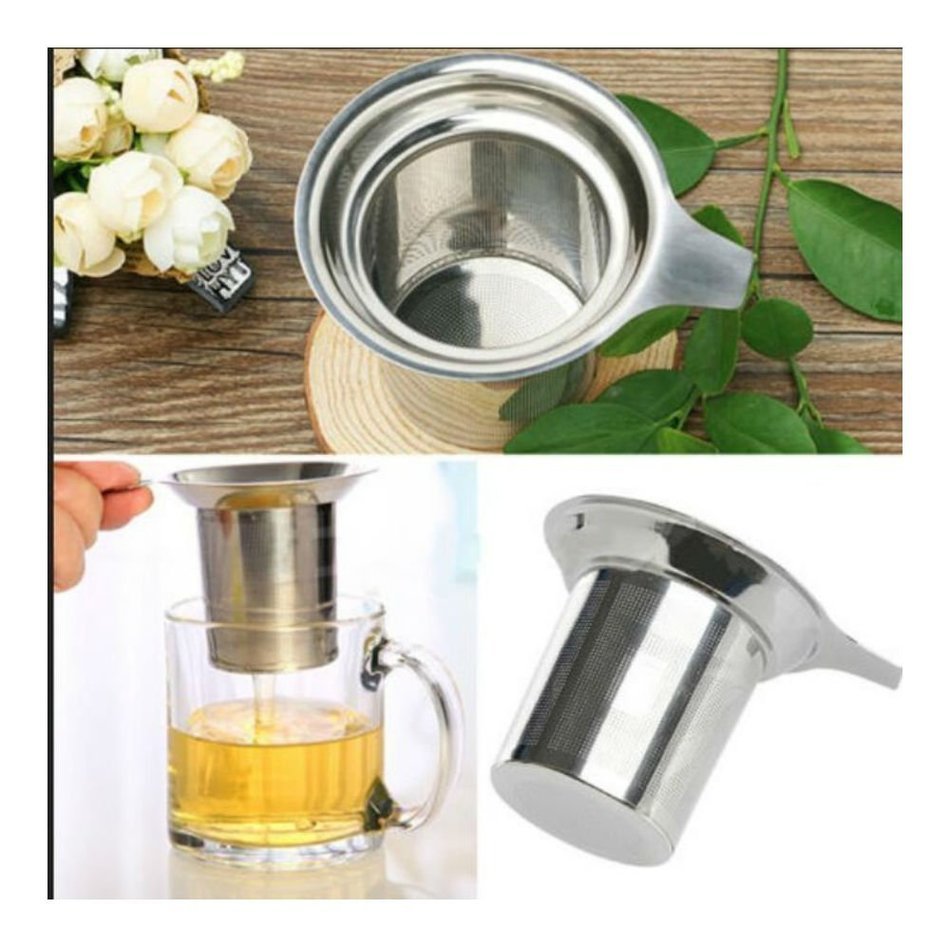 Mesh Tea Infuser Reusable Strainer Loose Stainless Steel Tea Leaf Spice ...