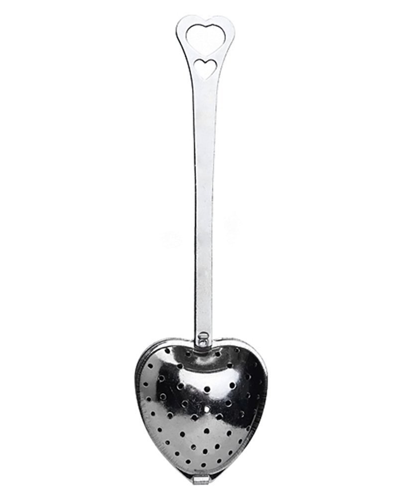 C-Pioneer Heart Shape Stainless Steel Tea Infuser Spoon Strainer ...