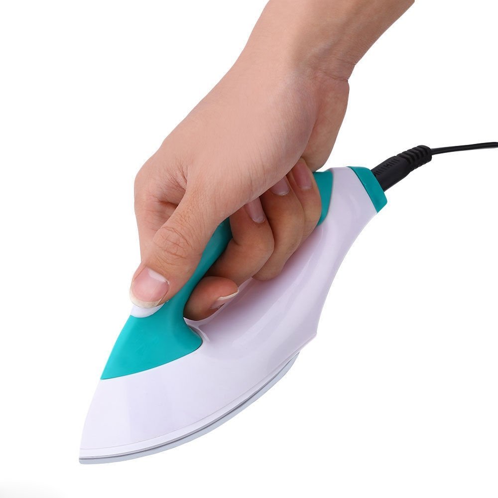 Travel-Ready Handheld Portable Mini Electric Iron- Non-Stick Ceramic ...