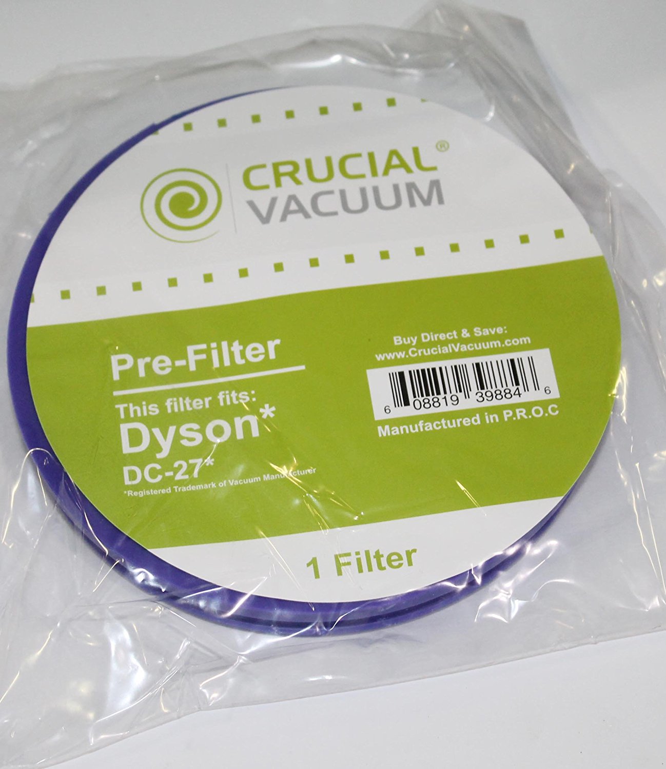 Dyson DC27 DC28 Hose, Pre & Post Filter, Part # 916547-01, 919780-01 ...