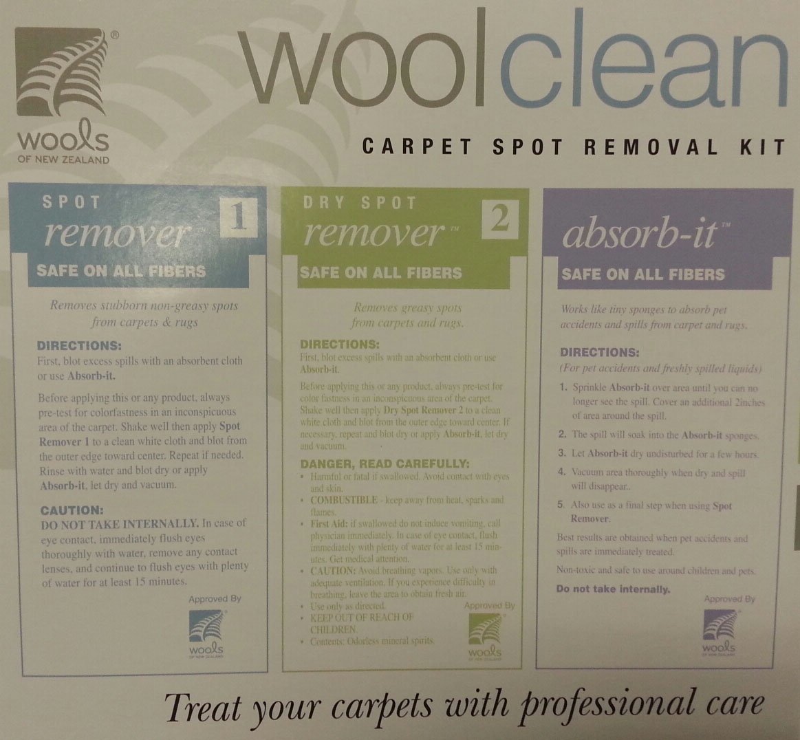 Wool Clean Carpet Spot Removal Kit N2 free image download
