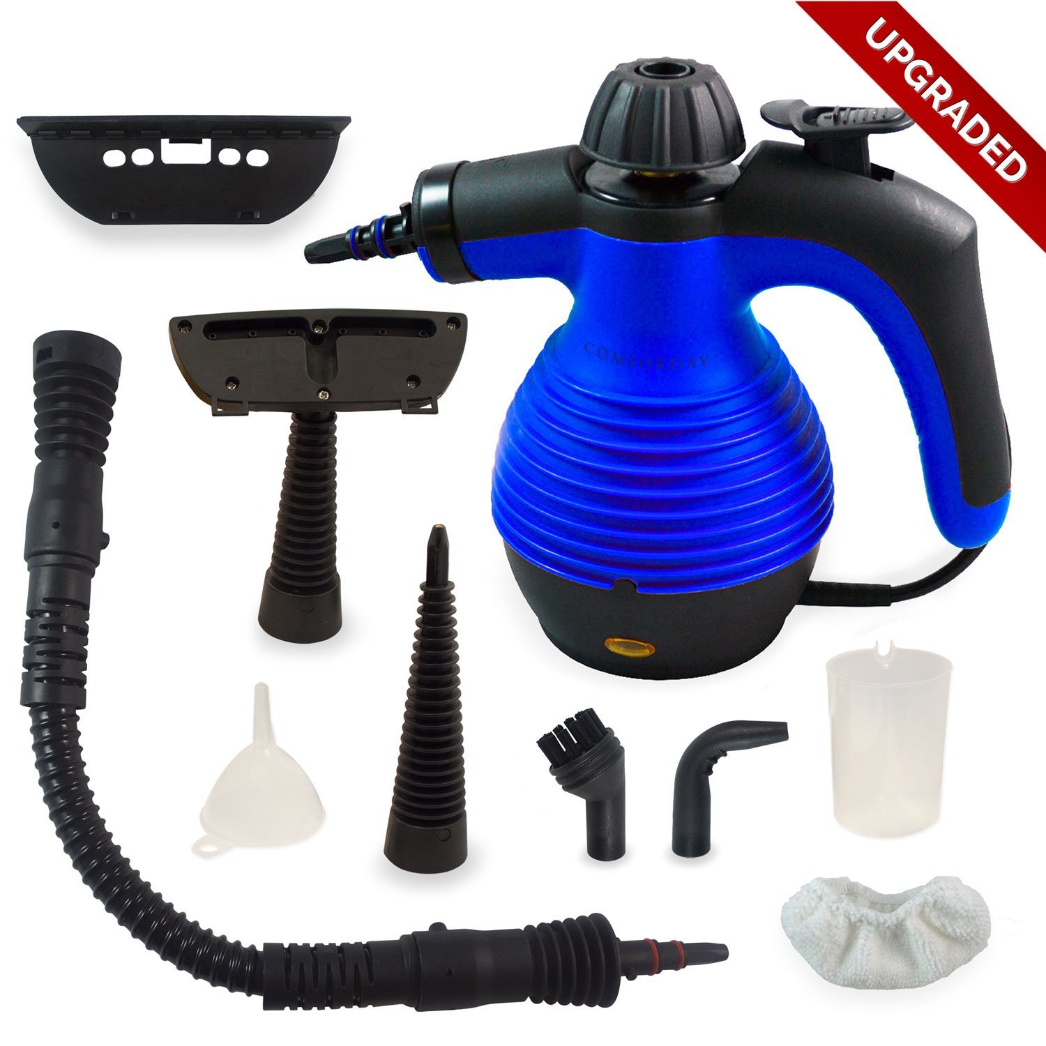 Handheld Multi-Purpose Pressurized Steam Cleaner with Safety Lock and ...