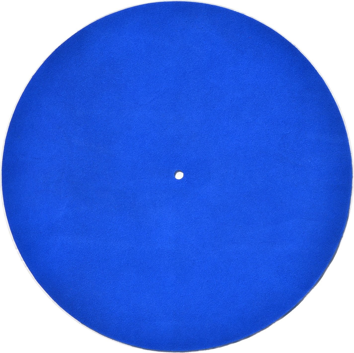 Genuine Leather Turntable Platter Mat - Prussian Blue Suede free image ...